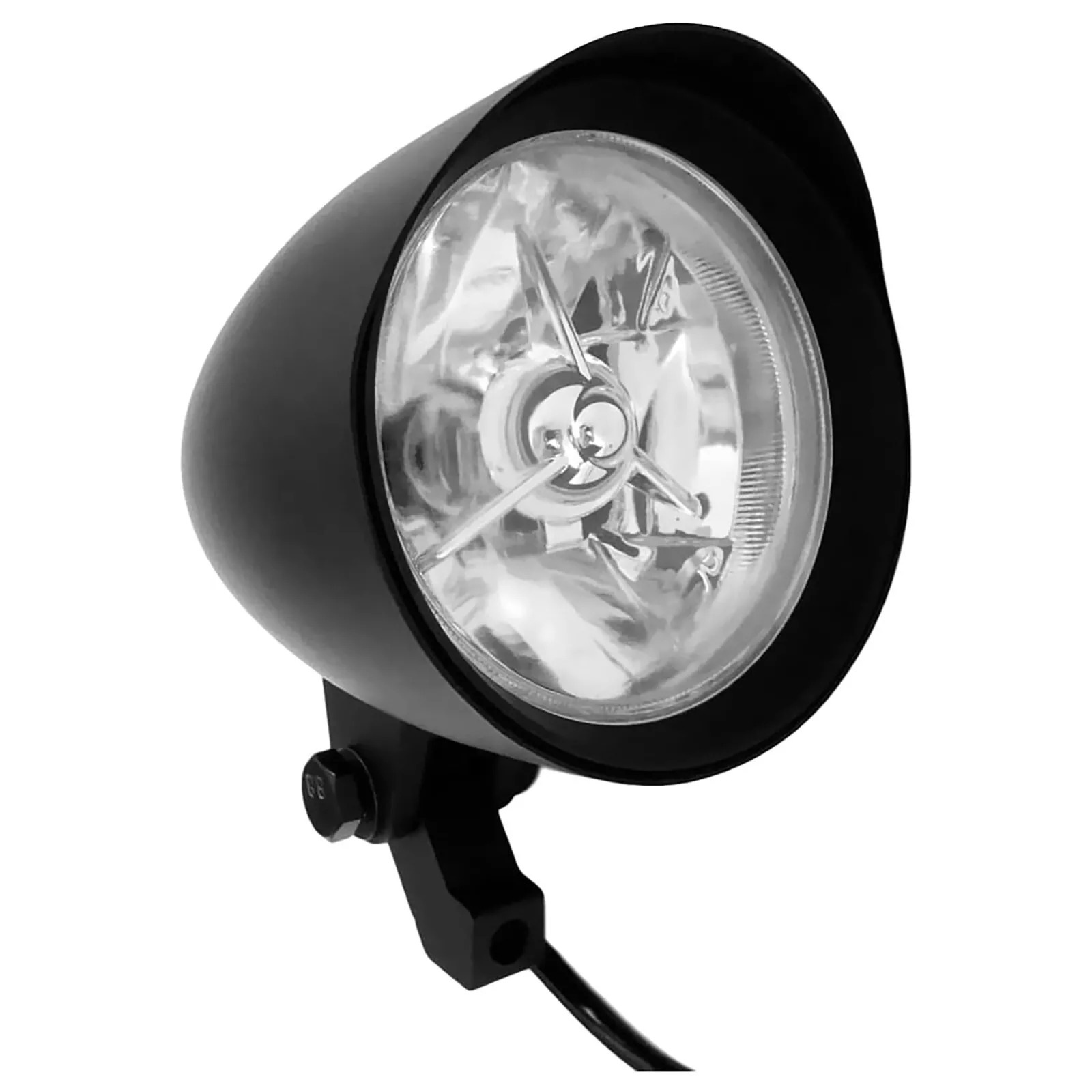 Buy TDR Black Bullet Tri Bar Headlight for Harley Sportster, Dyna ...