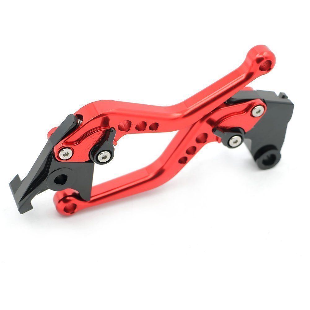 Buy TDR Red CNC Aluminium Short Clutch & Brake Levers Lever R6 99/00/01 ...