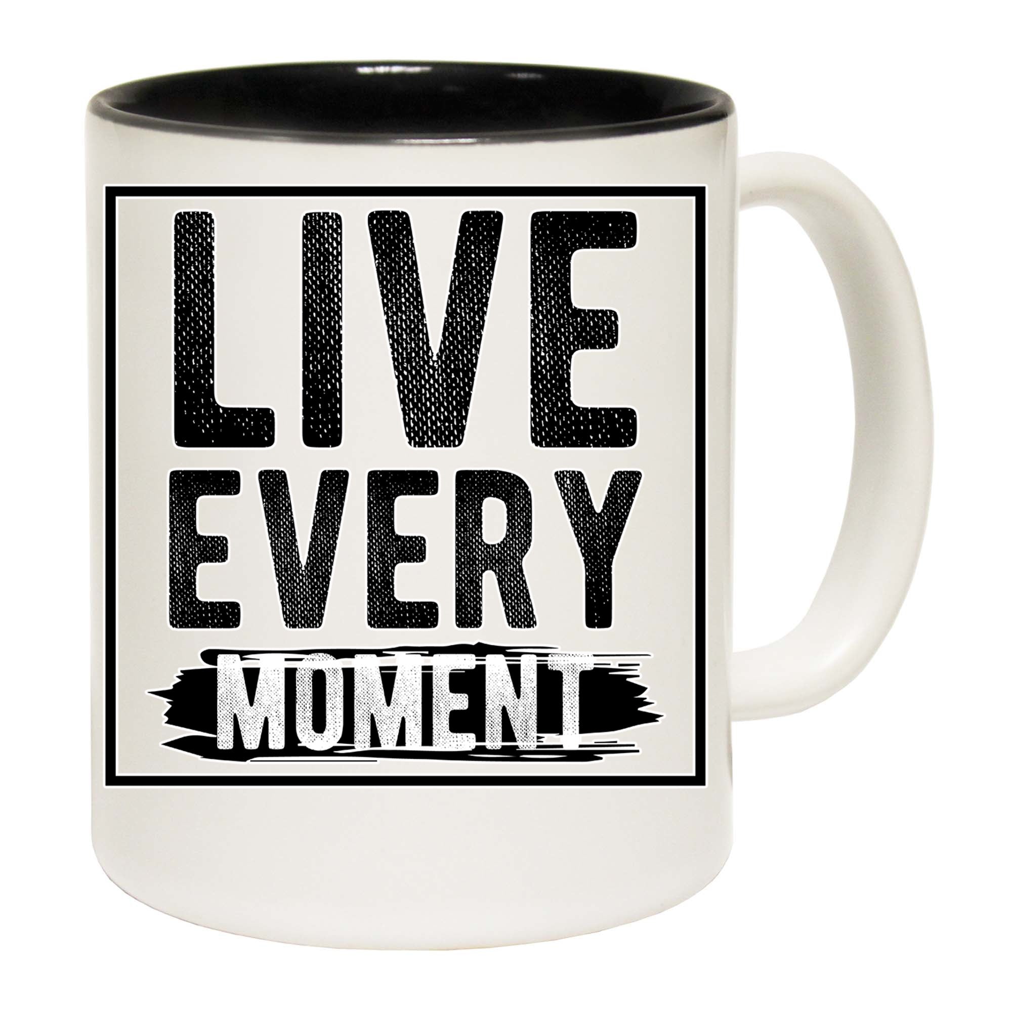Buy Live Every Moment Motivation Mug Cup - MyDeal Australia