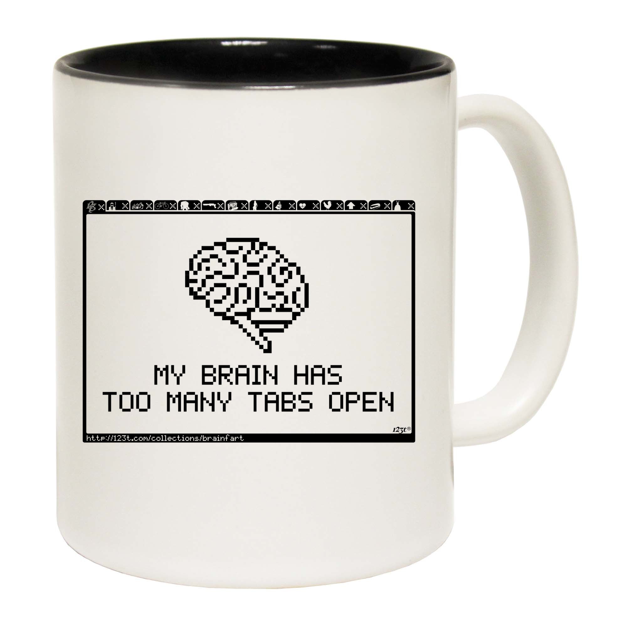 Buy My Brain Has Too Many Tabs Open Mug Cup - MyDeal Australia