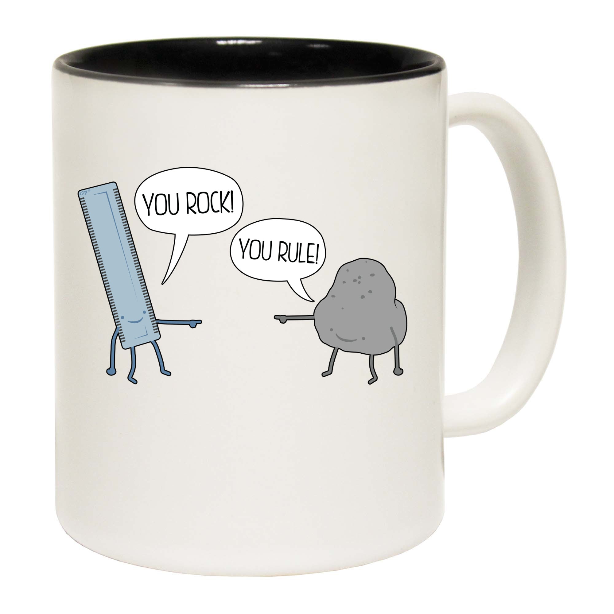 Buy You Rock You Rule Mug Cup - MyDeal Australia