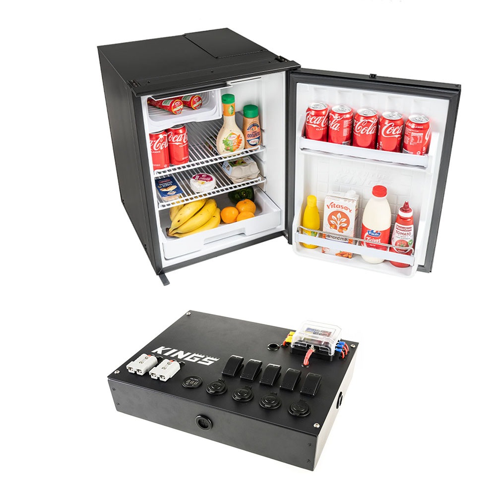 Buy Adventure Kings 85L Upright Camping Fridge Freezer + 12 V Control ...