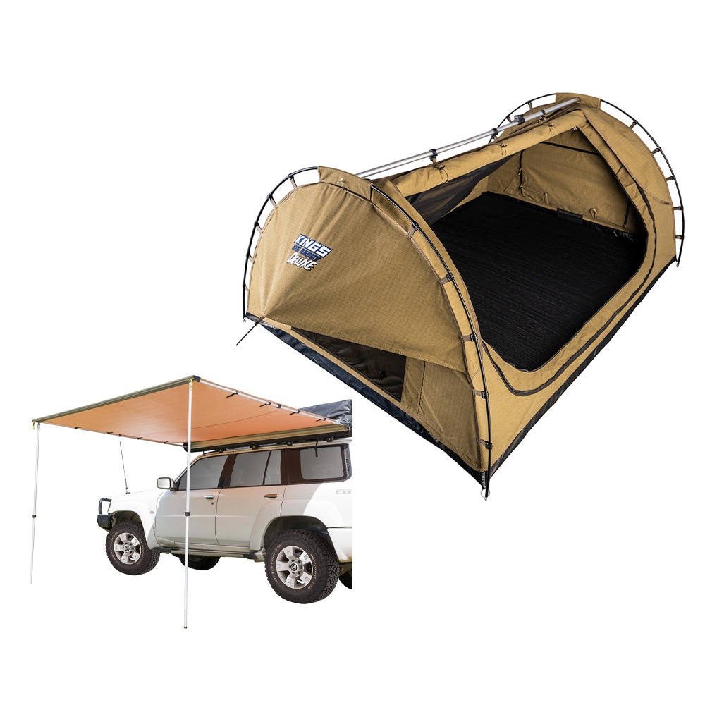 Buy Adventure Kings Big Daddy Deluxe Double Swag + 4WD Car SUV side ...