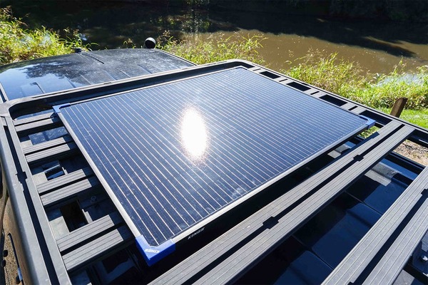 Buy Kings 100W Fixed Solar Panel + 6m Extension Lead + Solar Panel ...
