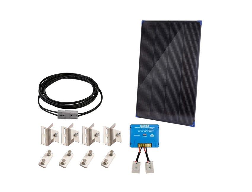 Buy Kings 200W Fixed Solar Panel + 6m Extension Lead + Solar Panel ...
