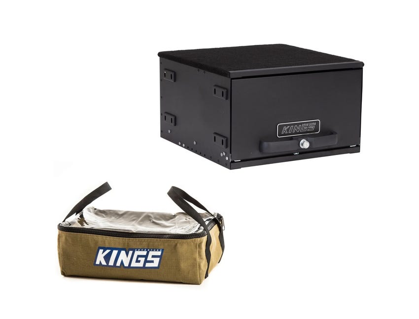 Buy Kings 500mm Standard Drawer -ute rear drawer + Clear Top Canvas Bag ...