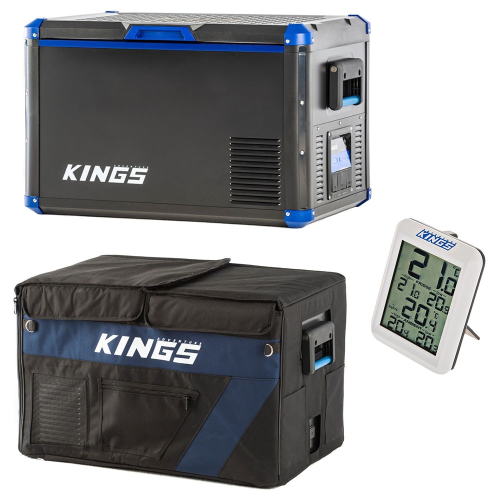 Buy KINGS 60L Camping Fridge + 60L Camping Fridge Cover +Wireless ...