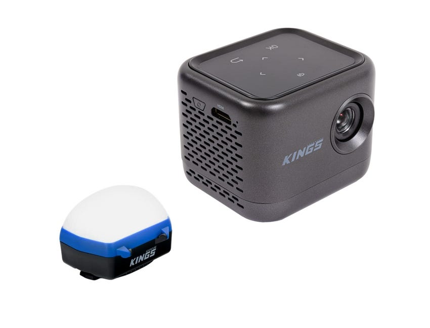 Buy Kings Portable Rechargeable Mini Projector HDMI + Rechargeable LED ...