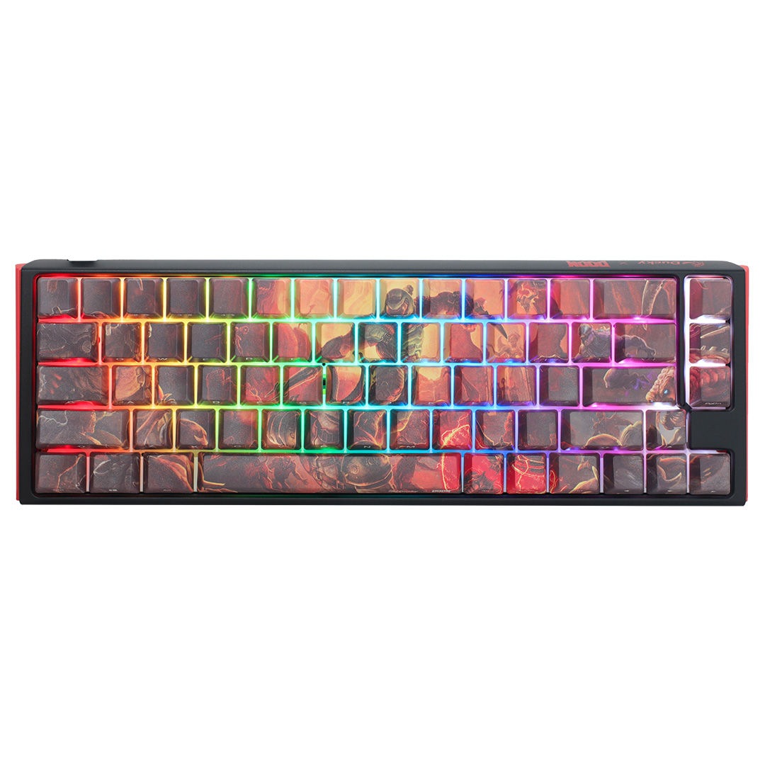 Buy Ducky x Doom One 3 SF RGB Hot-Swap Mech Keyboard Cherry Red ...