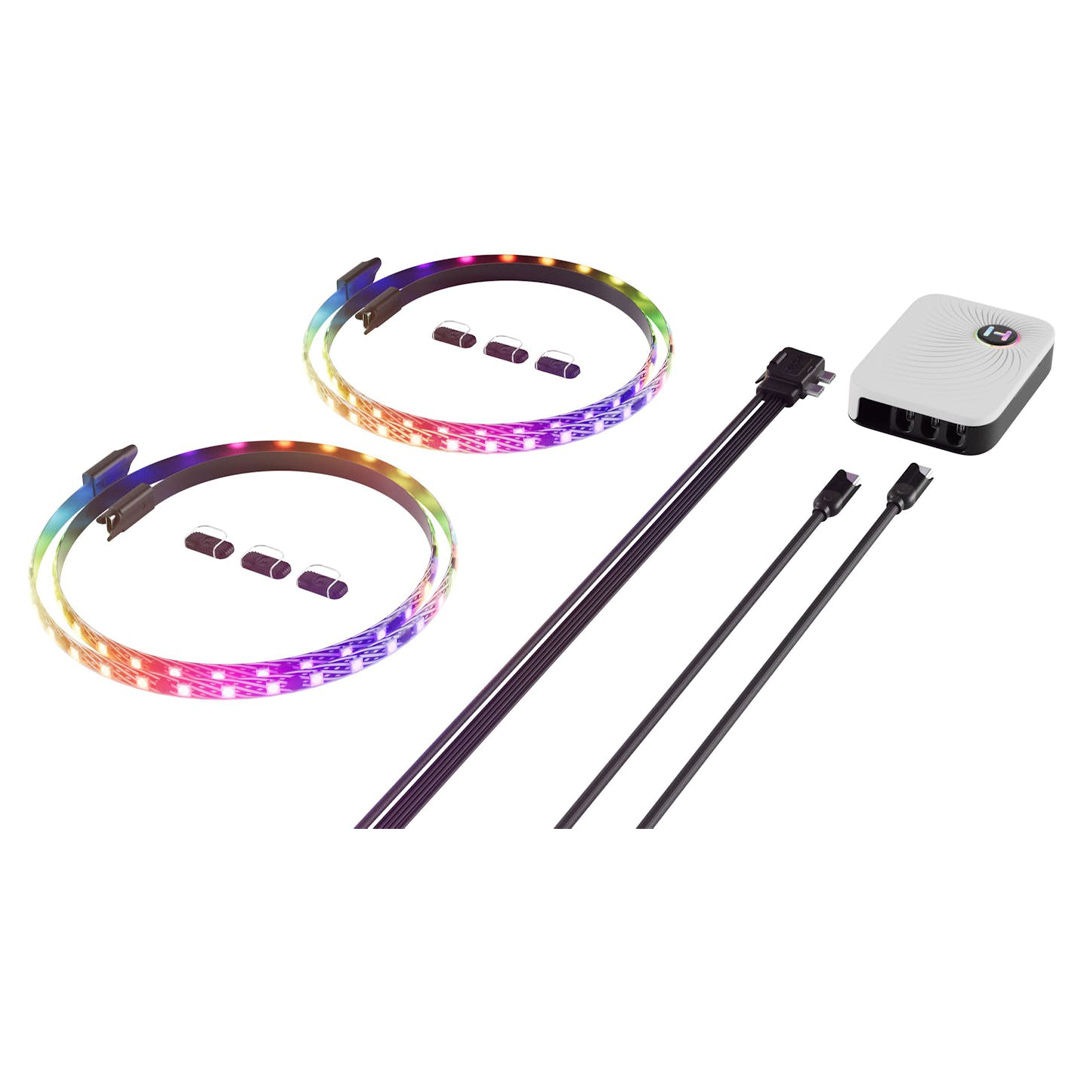 Buy Hyte LS30 qRGB Light Strips 2 Pack with Nexus Portal NP50 - MyDeal Australia