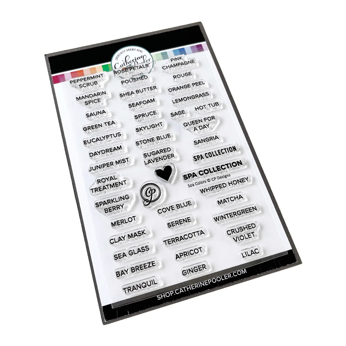 Buy Catherine Pooler Spa Colors Stamp Set (ORIGINAL) - MyDeal Australia