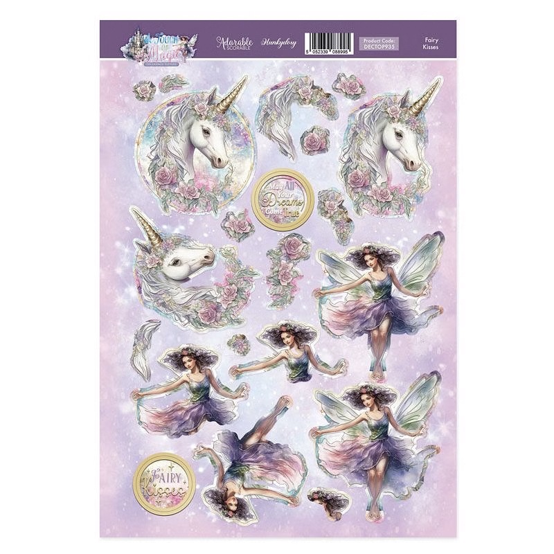 Buy Hunkydory Fairy Kisses Decoupage Topper Sheet - MyDeal Australia