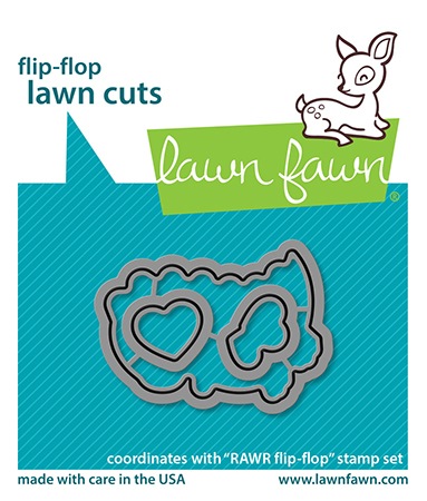 Buy Lawn Fawn RAWR Flip-Flop Die - MyDeal Australia