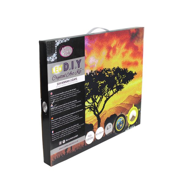 Buy Craft Buddy - Crystal Art LED Picture - 40cm x 50cm - Savanah ...