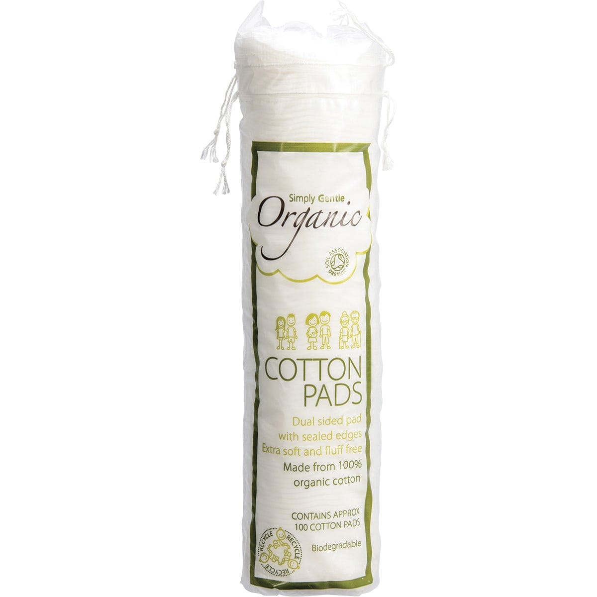 Buy Simply Gentle Organic Cotton Pads 100 Pack - MyDeal Australia