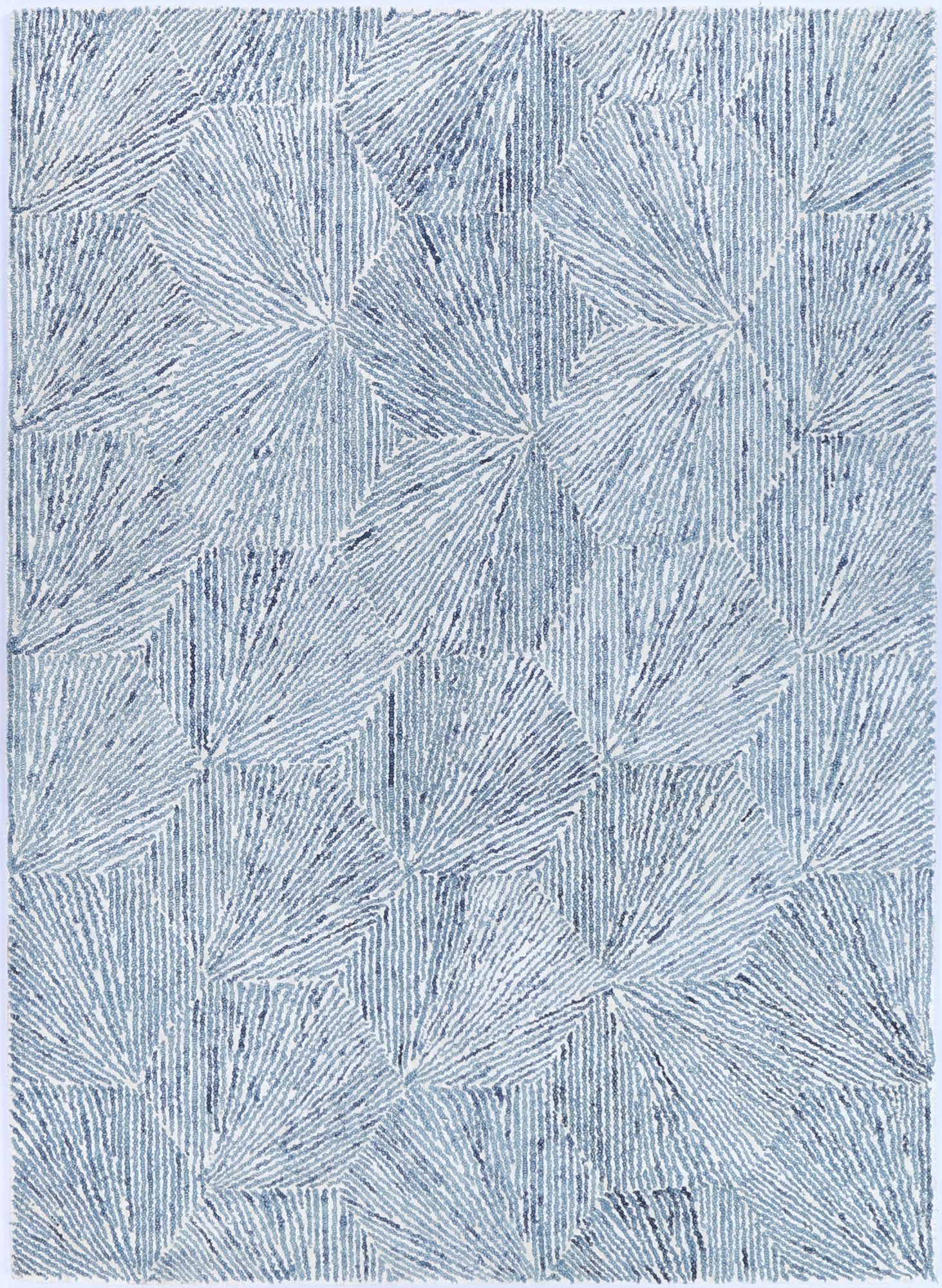 Buy Astrid Hexagon Blue Rug - MyDeal Australia
