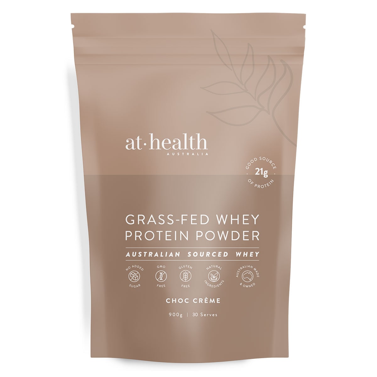 Buy At Health Australia Grass-Fed Whey Protein Powder Chocolate 900g ...