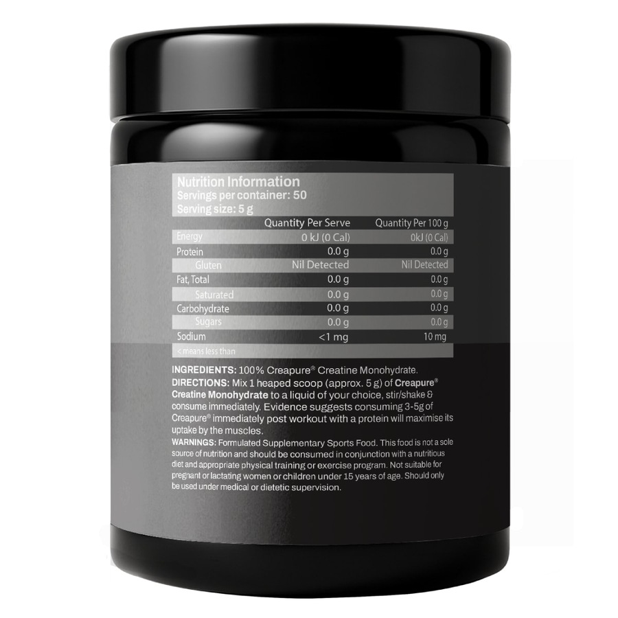 Buy ATP Science Creapure Creatine Monohydrate Powder 250g - Everyday ...