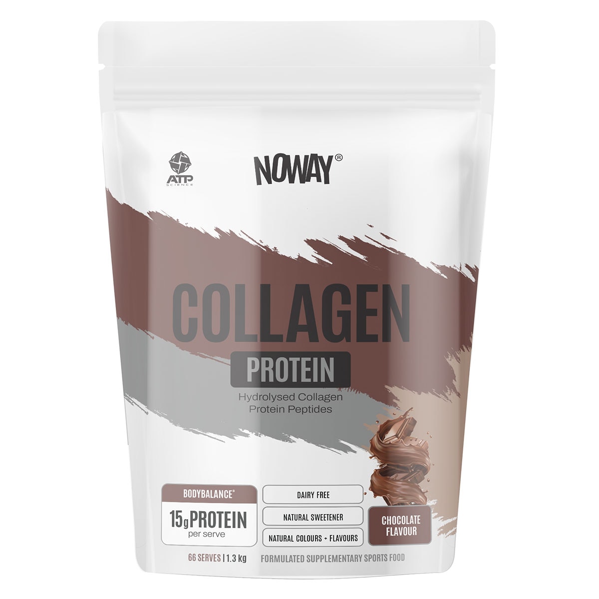 Buy ATP Science Noway Collagen Protein Powder Chocolate 1.3kg - MyDeal ...