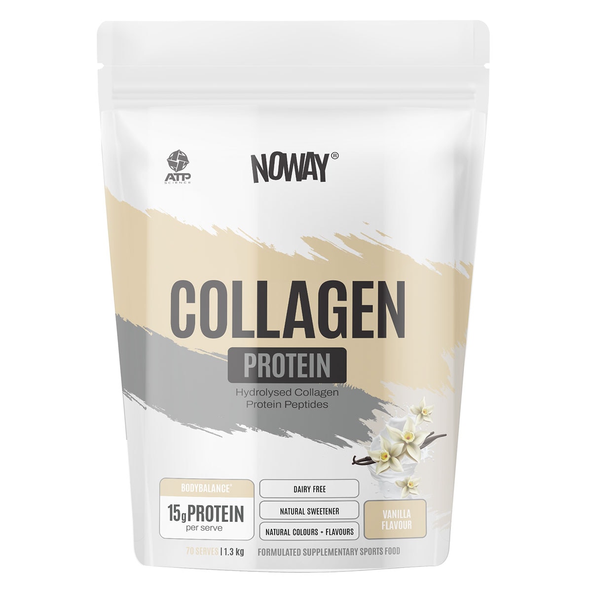 Buy ATP Science Noway Collagen Protein Powder Vanilla 1.3kg - MyDeal ...
