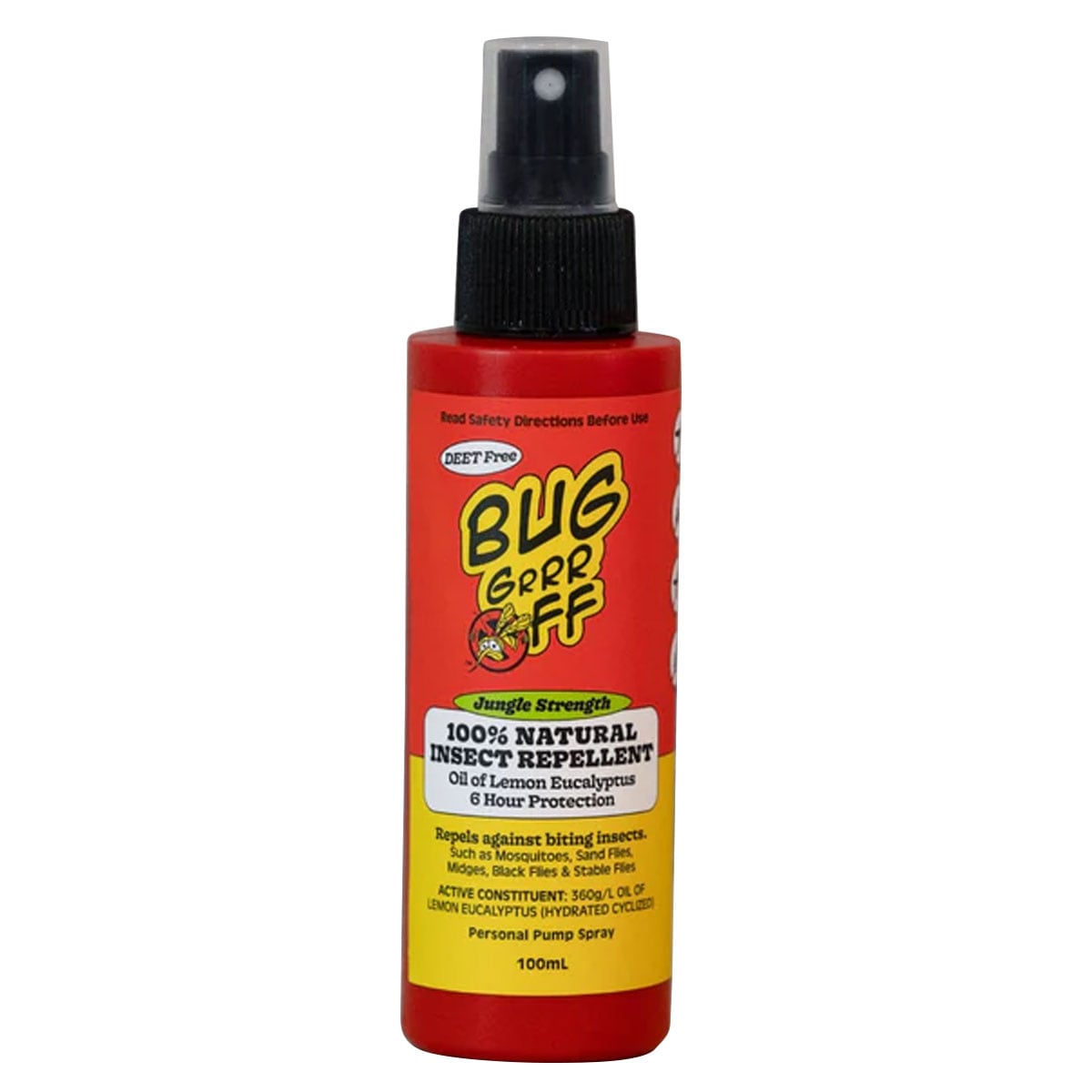 Buy Bug-GRRR off Natural Insect Repellent Jungle Strength 100ml ...