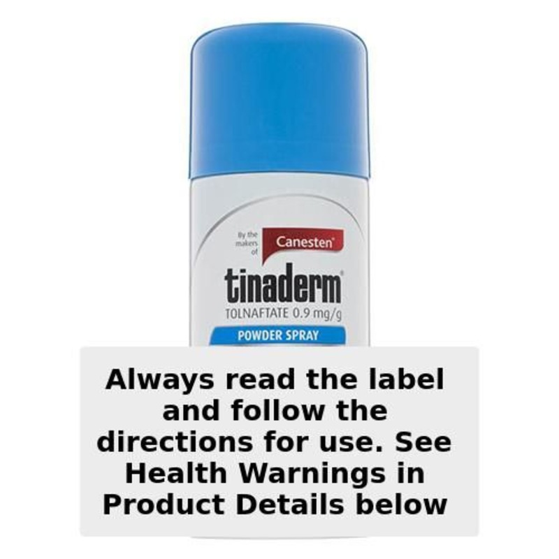 Buy Canesten Tinaderm Powder Spray For Tinea & Ringworm 100g - MyDeal
