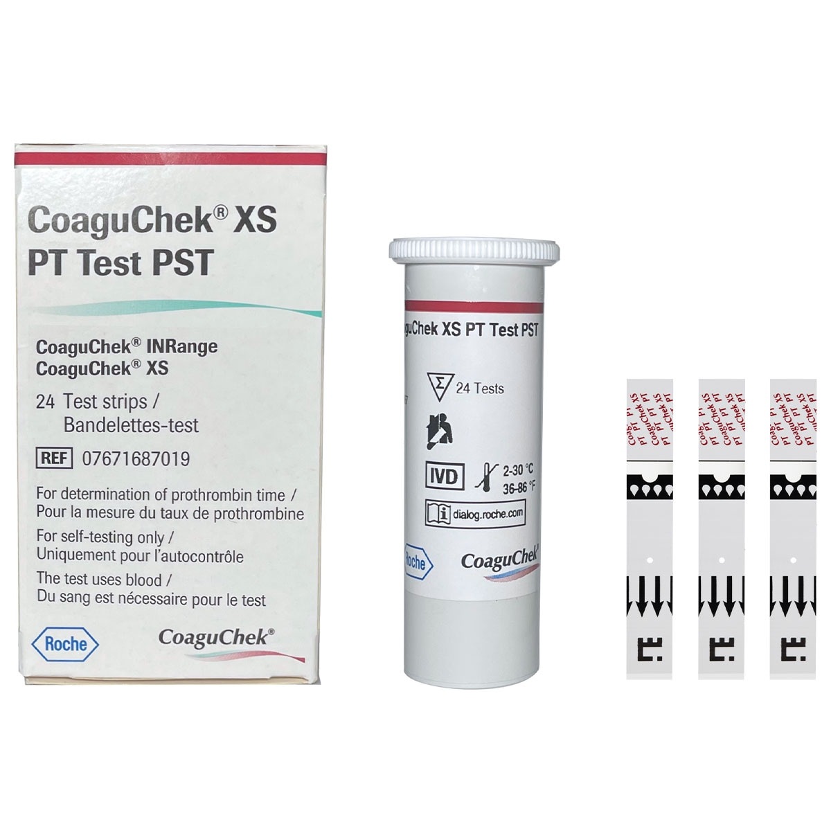 Buy CoaguChek XS PT Test PST Strips 24 Pack - MyDeal Australia
