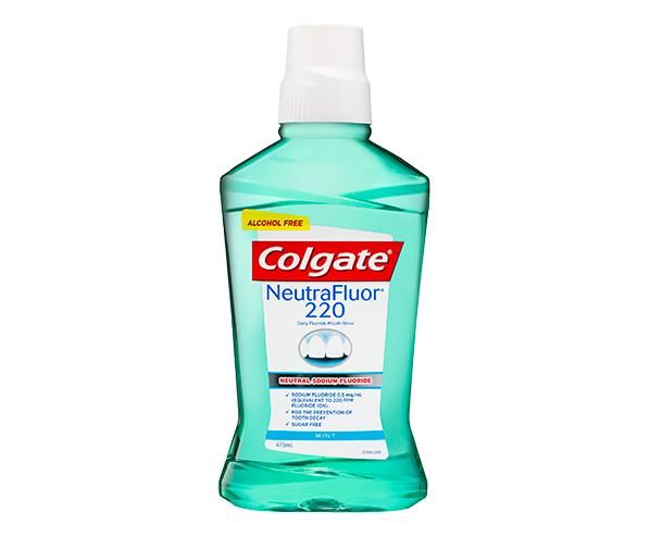 Buy Colgate Neutrafluor 220 Fluoride Mouthwash Alcohol Free 473ml ...
