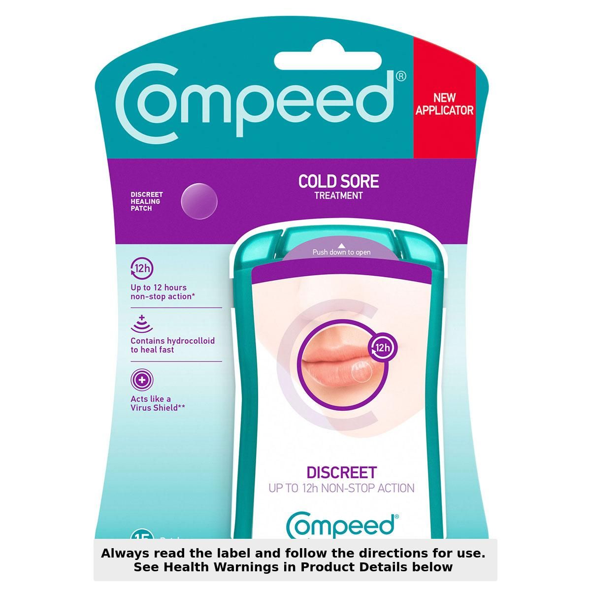 Buy Compeed Discreet Cold Sore Healing Patch 15 Pack - MyDeal Australia