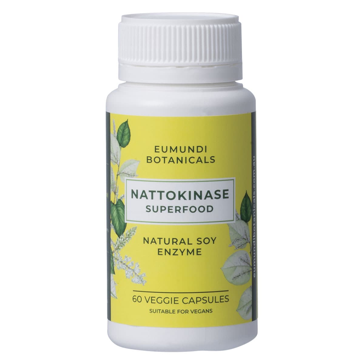 Buy Eumundi Botanicals Nattokinase Natural Soy Enzyme 60 Capsules ...