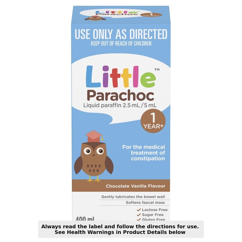 Buy Little Parachoc Liquid Paraffin Chocolate Vanilla 400ml - MyDeal