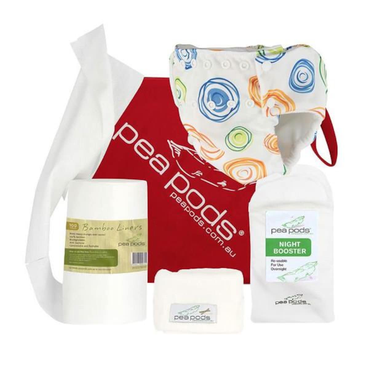 Buy Pea Pods Trial Pack (Nappy Designs Vary) - MyDeal Australia