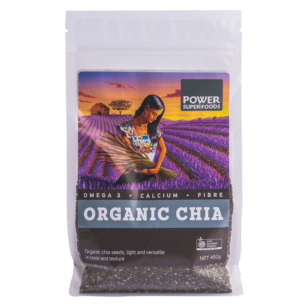 Buy Power Super Foods Black Chia Seed 450g - MyDeal Australia