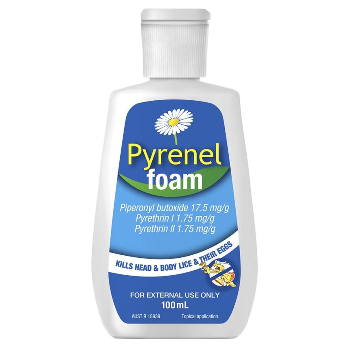 Buy Pyrenel Head Lice Foam 100ml - MyDeal Australia