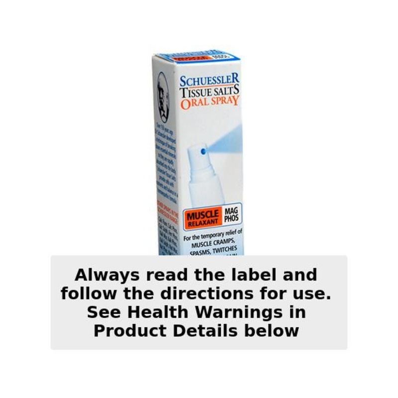 Buy Schuessler Tissue Salts Mag Phos Muscle Relaxant Spray 30ml - MyDeal