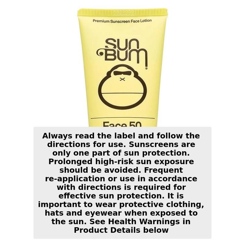Buy Sun Bum Original Face Sunscreen Lotion SPF50 88ml - MyDeal Australia