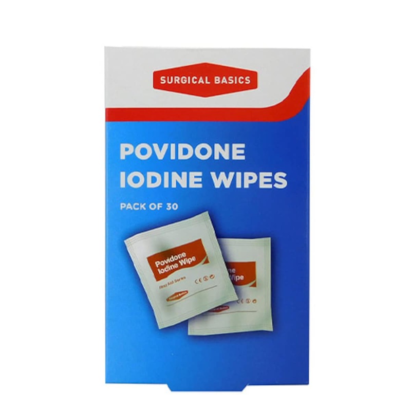 Buy Surgical Basics Povidone Iodine Wipes 30 Pack - MyDeal