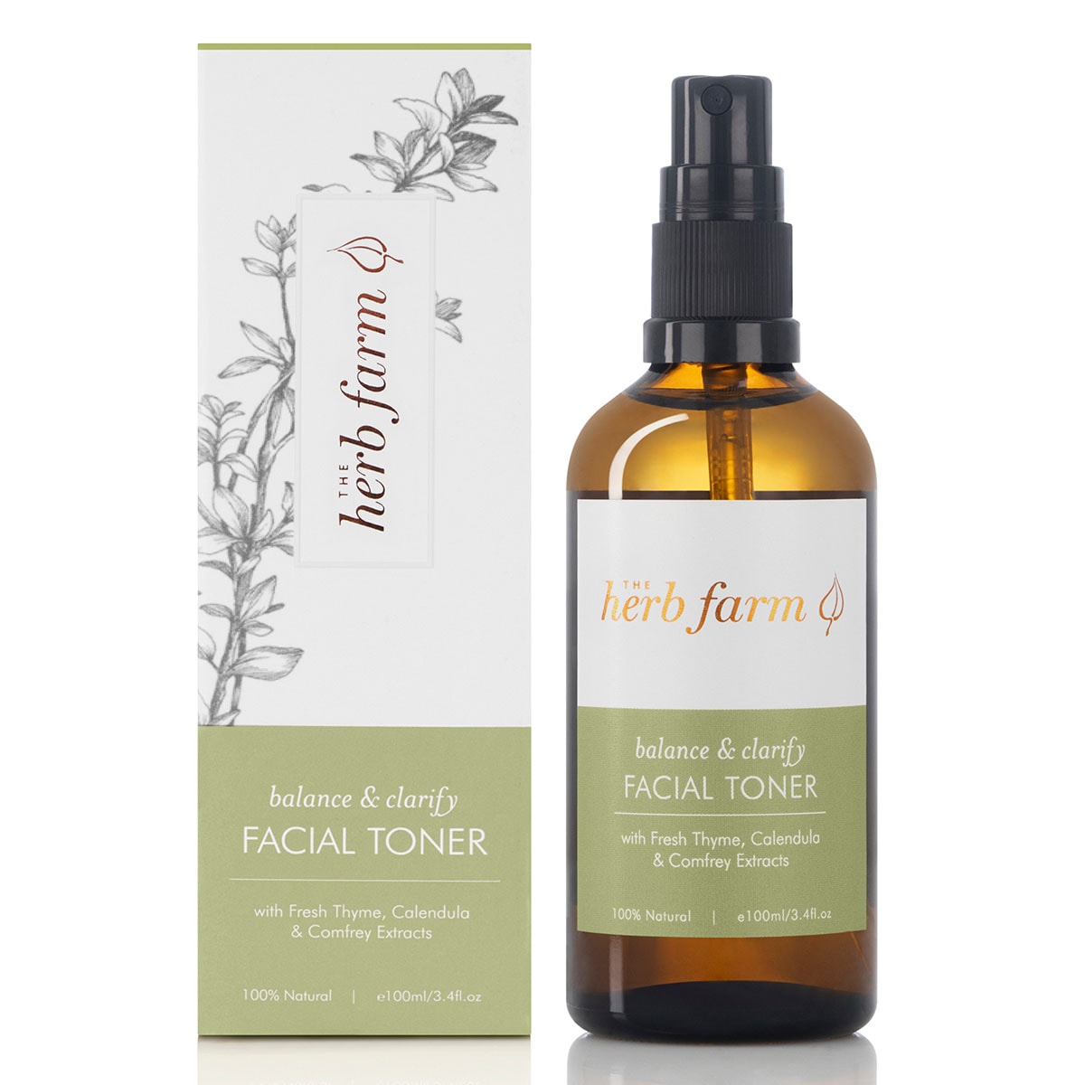 Buy The Herb Farm Clarifying Facial Toning Mist 100ml - MyDeal Australia