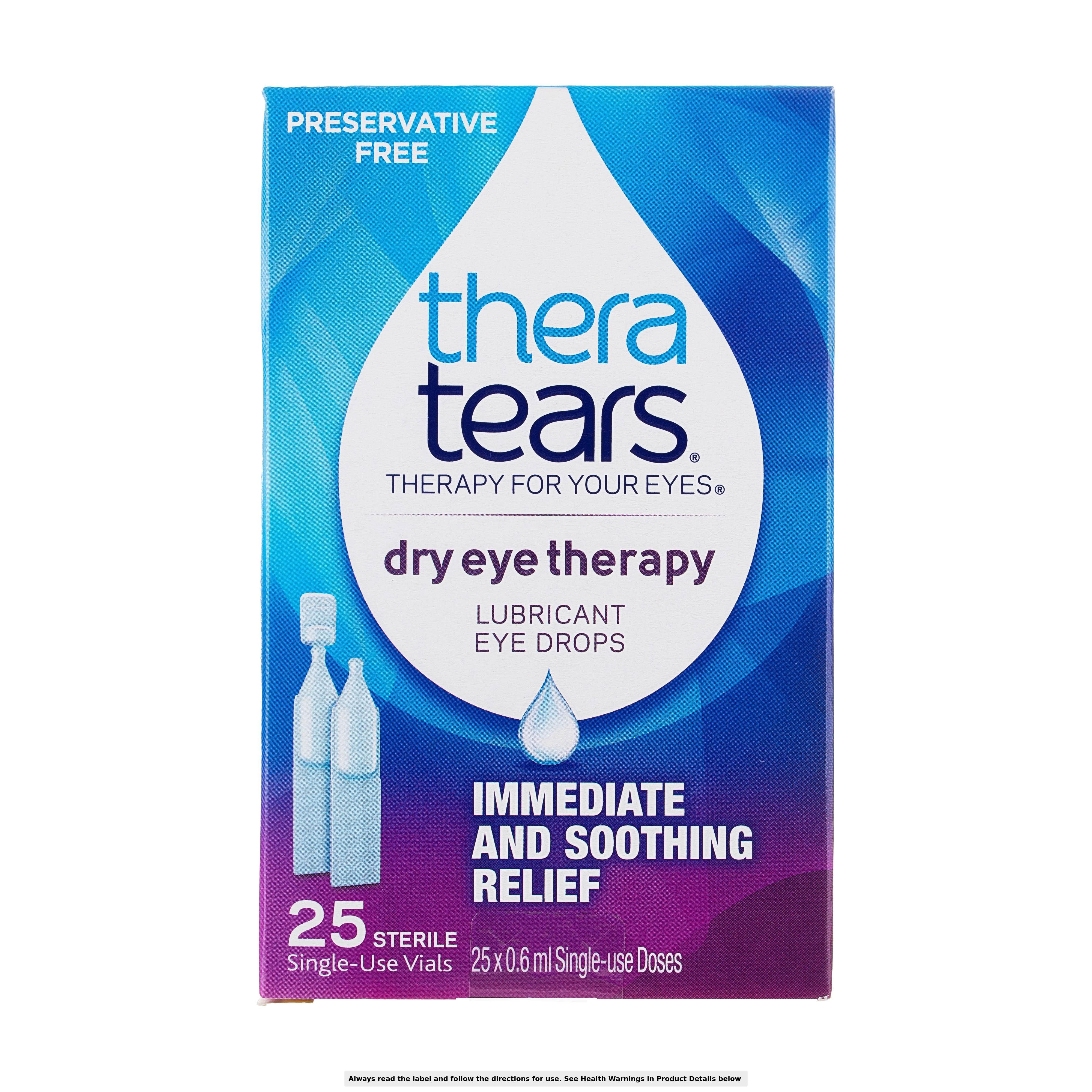 Buy Thera Tears Dry Eyes Lubricant Eye Drops 25 x 0.6ml Vials - MyDeal ...