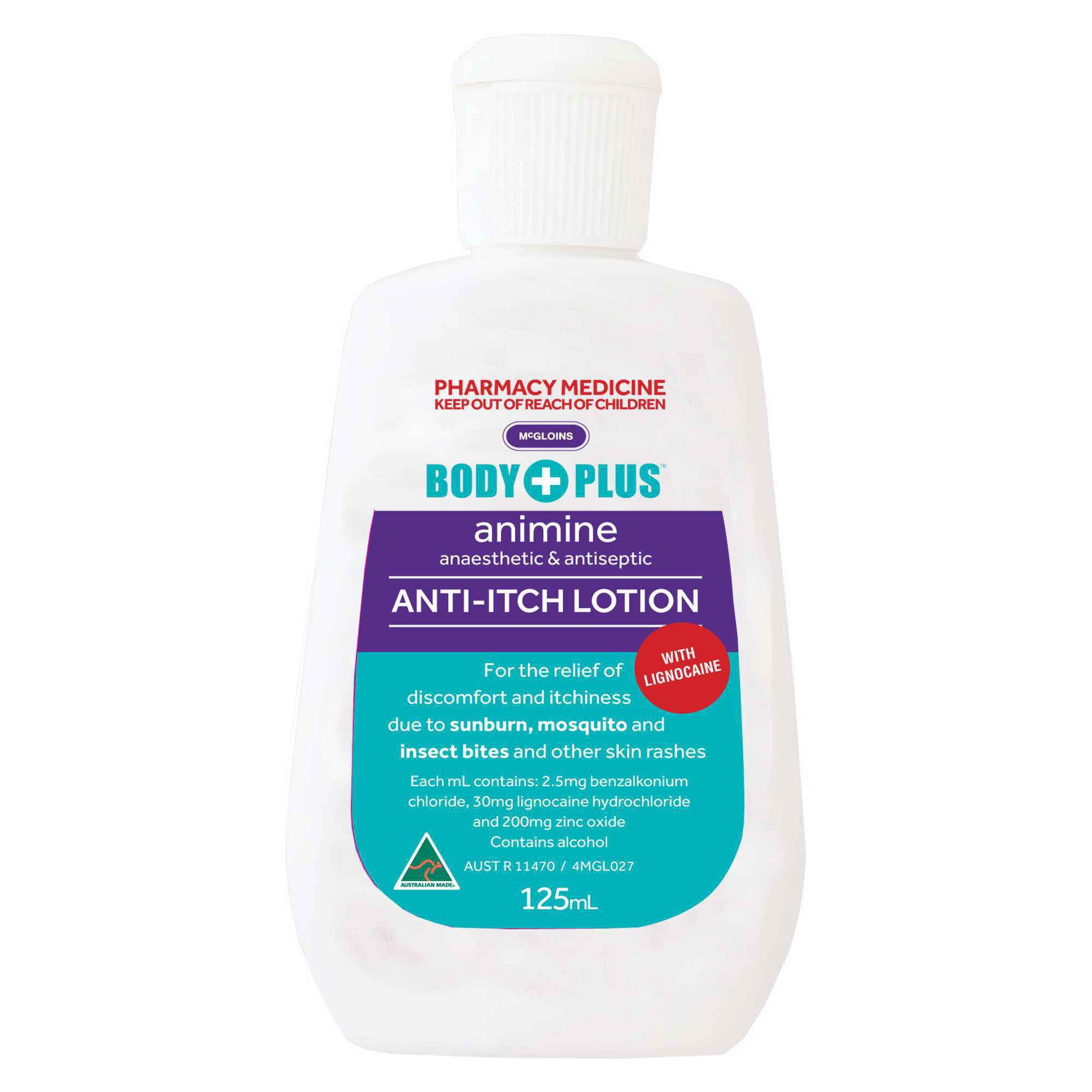 Buy Animine Anti-Itch Lotion 125ml - MyDeal Australia