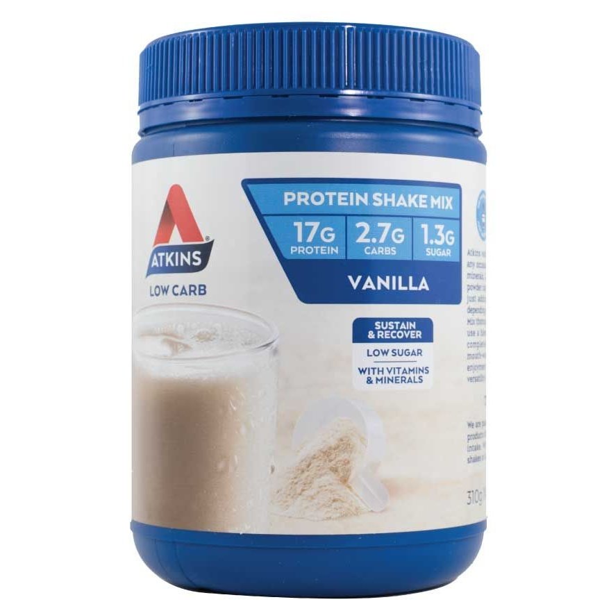 Buy Atkins Powdered Shake Mix Vanilla 310g - MyDeal Australia