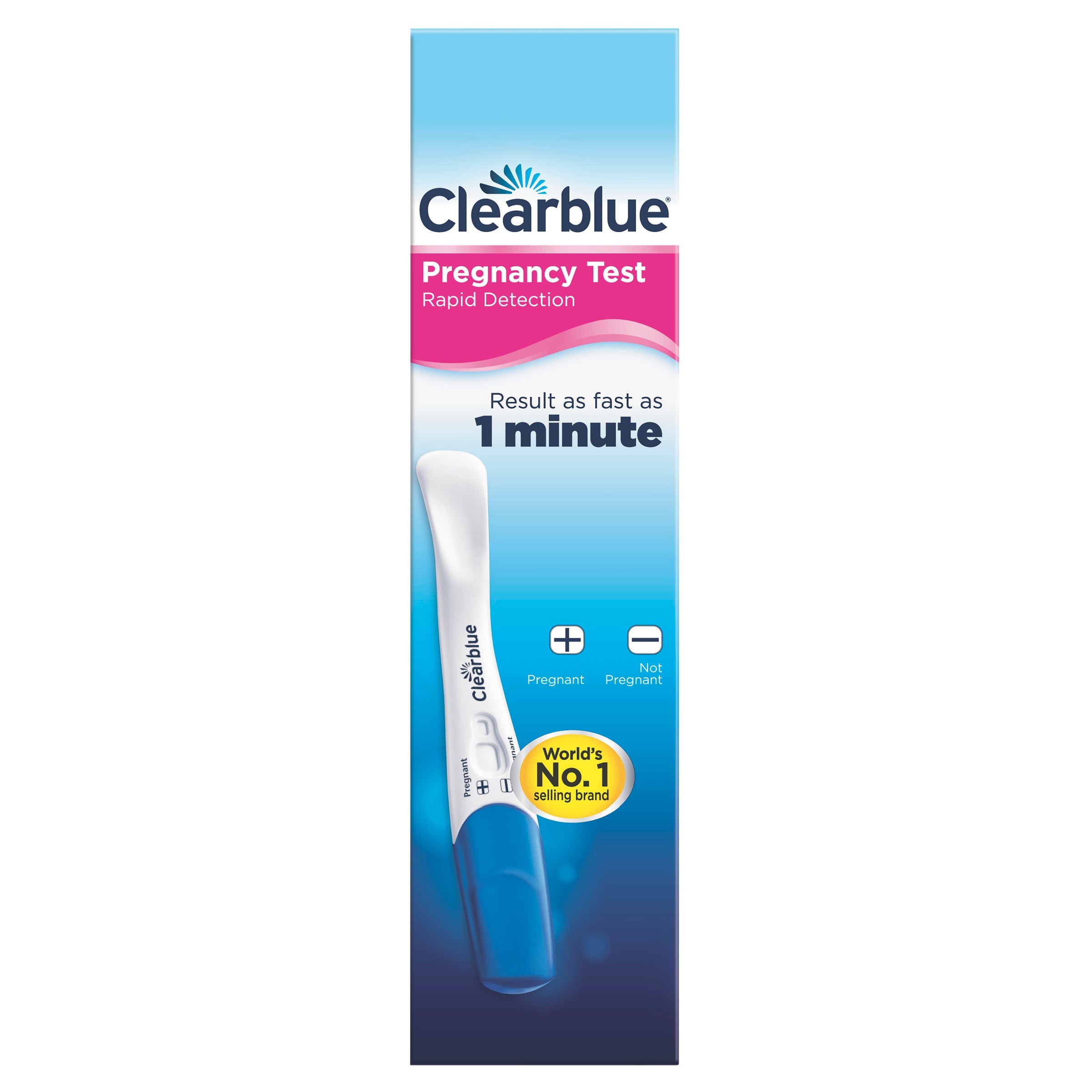 Buy Clearblue Rapid Detection Pregnancy Test, Kit Of 1 Test - MyDeal ...