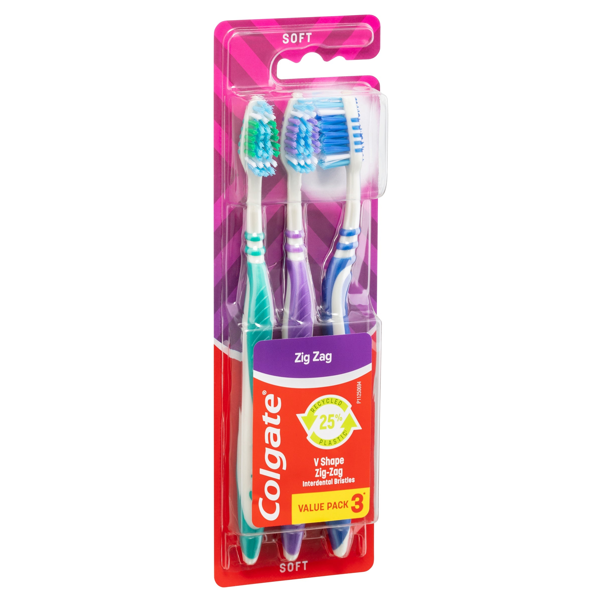 Buy Colgate Toothbrush Zig Zag - Adult - Soft - 3 Pack - MyDeal Australia