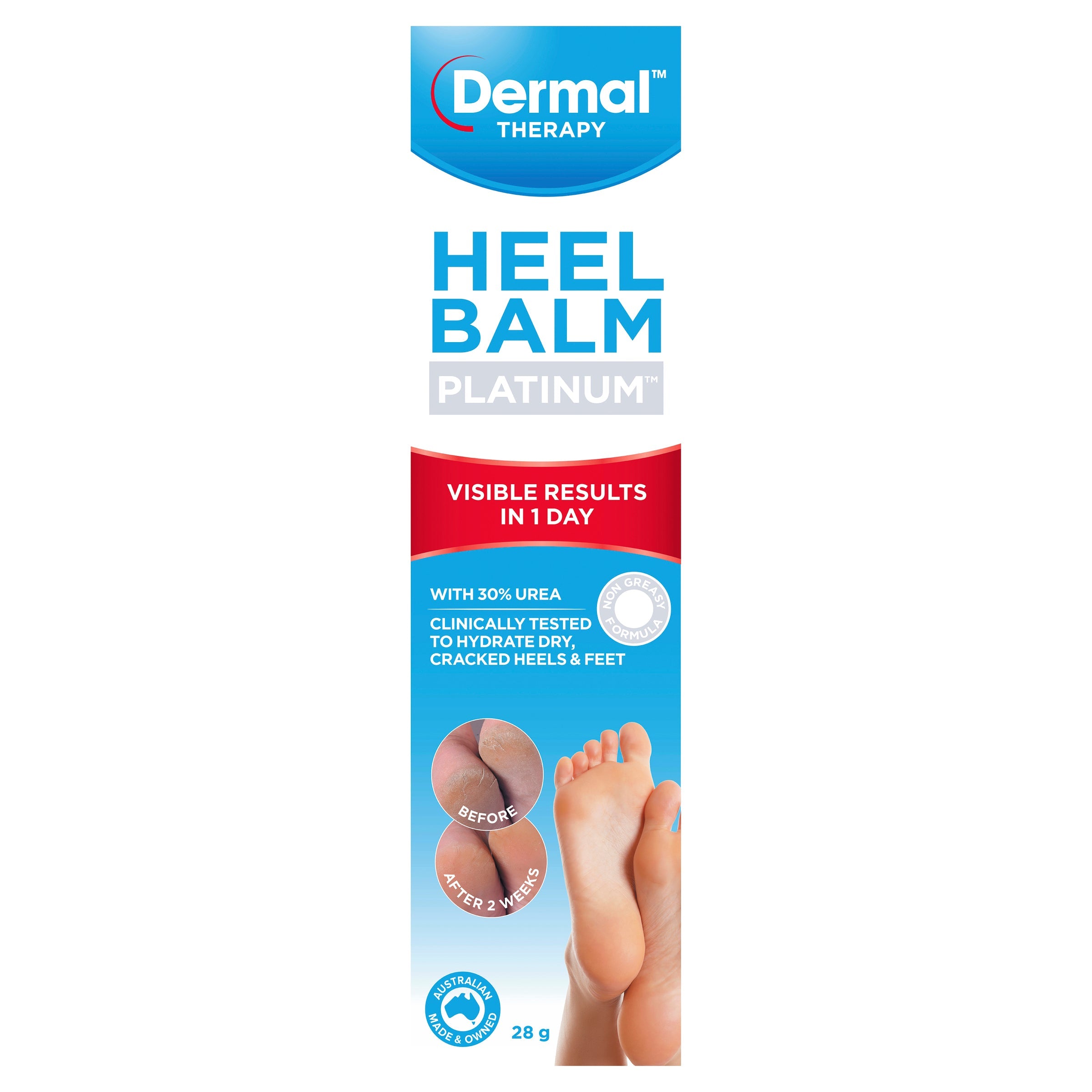 Buy DERMAL THERAPY Heel Balm Platinum 28g - MyDeal Australia