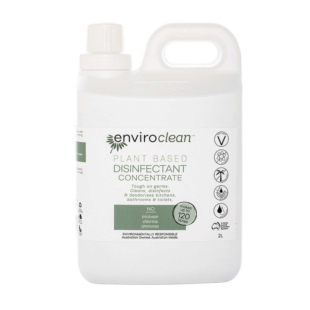 Buy EnviroClean Plant Based Disinfectant Concentrate 2L - MyDeal Australia