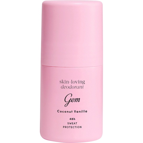 Buy Gem Skin-Loving Roll On Deodorant Coconut Vanilla 50ml - MyDeal ...