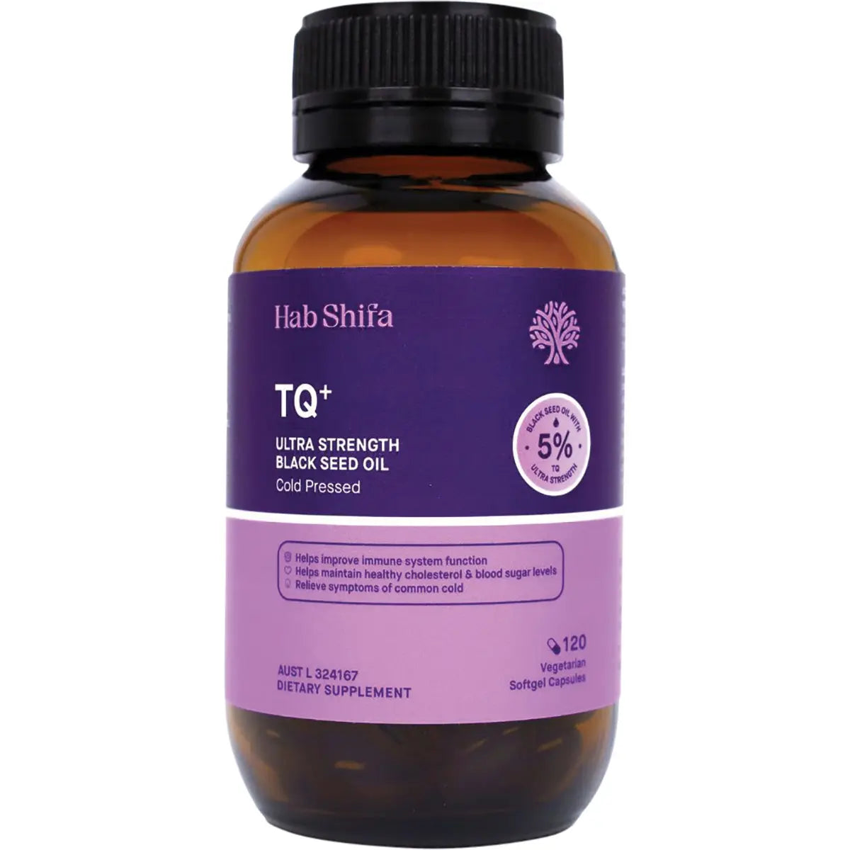 Buy HAB SHIFA TQ+ Activated Black Seed Oil Vegecapsules 120 - MyDeal ...