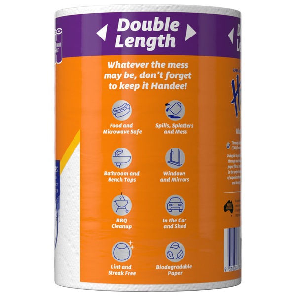 Buy Handee Ultra Double Length Paper Towels 2 Pack - MyDeal Australia