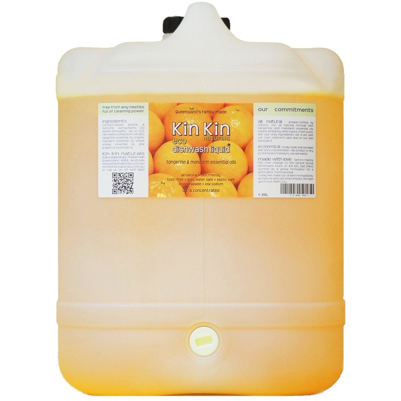 Buy Kin Kin Naturals Eco Dishwash Liquid Tangerine 20L - MyDeal