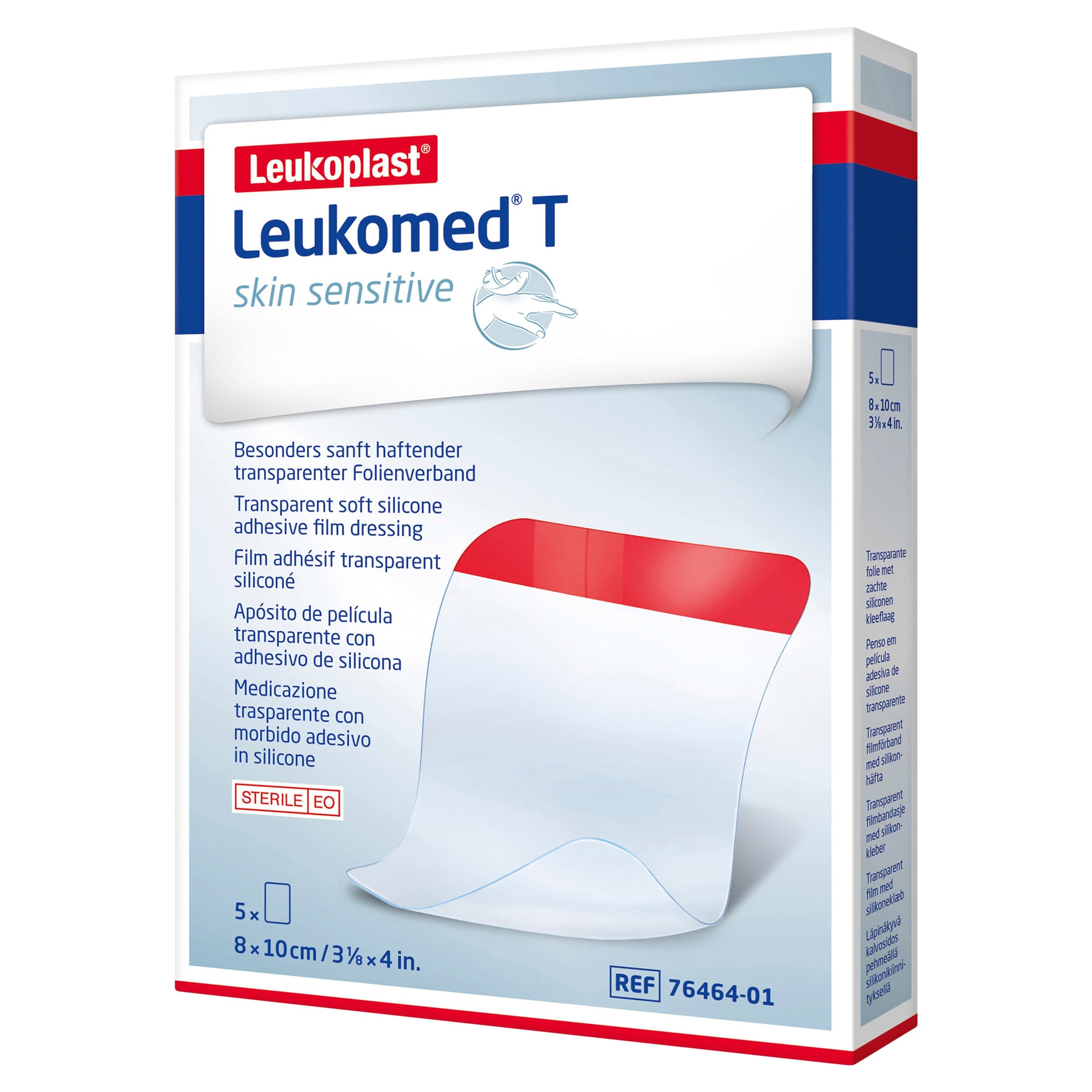 Buy Leukoplast Leukomed T Skin Sensitive 5cm x 7.2cm 5 Pack - MyDeal ...